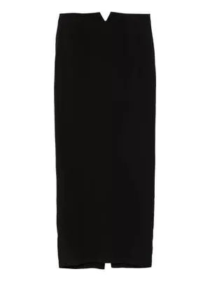 OUDE WAAG Dart-detail Skirt - Black