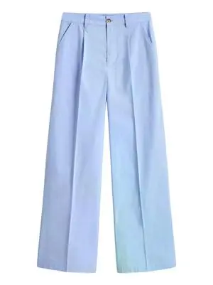 Woolrich Wide-leg Trousers - Blue