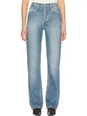 RE/DONE 90s High Rise Loose Jeans - Mid Fade