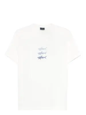 Paul & Shark Logo-print T-shirt - Neutrals