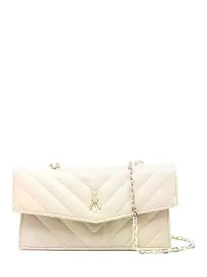 Patrizia Pepe Quilted Shoulder Bag - Neutrals
