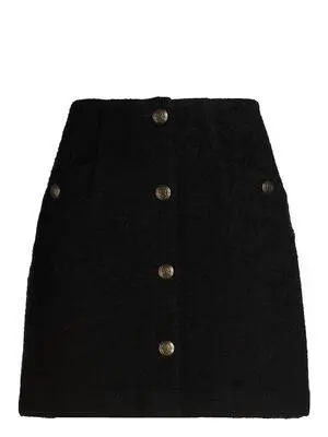 SANDRO Sandro Bouclé-Tweed Mini Skirt