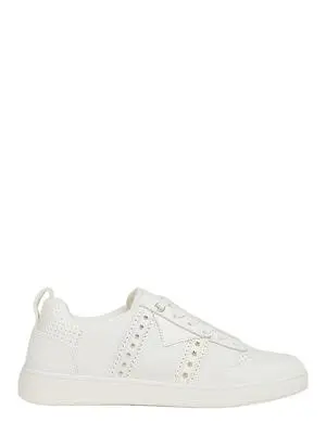 MAJE Studded Suede Sneakers
