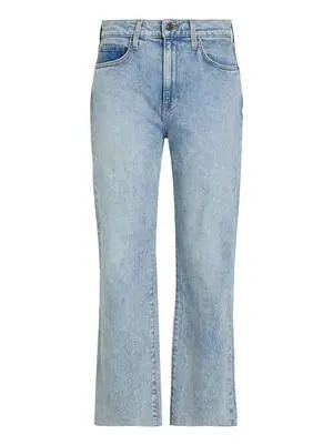 Veronica Beard Joey Cropped Jeans - Light Denim