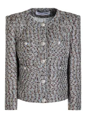 Veronica Beard Ferazia Metallic Tweed Jacket - Multicolor