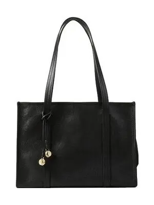 Sandro Soft Leather Tote Bag - Black