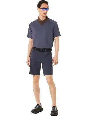 Oakley Oakley Performance Stretch Polo With Contrast Collar Graphite