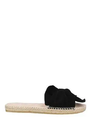 Manebí Leather Espadrille Sandals Black