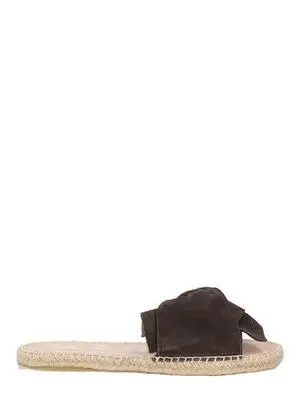 Manebí Leather Espadrille Sandals Brown