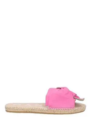 Manebí Leather Espadrille Sandals - Pink