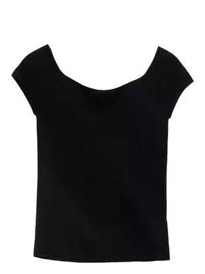 ERIC BOMPARD Eric Bompard Bardot-neckline Top