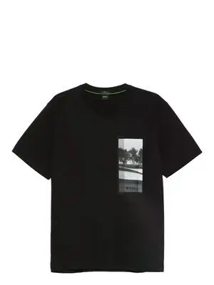 BOSS Graphic-print T-shirt - Black
