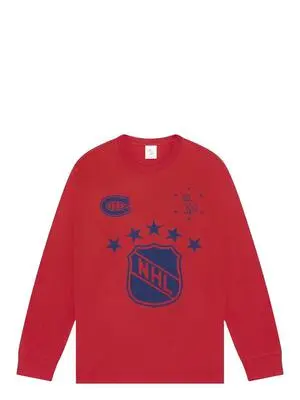 OVO X Nhl Montreal Canadiens Long Sleeve T-shirt - Red