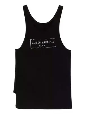 MAISON MARGIELA Printed Tank Top - Black
