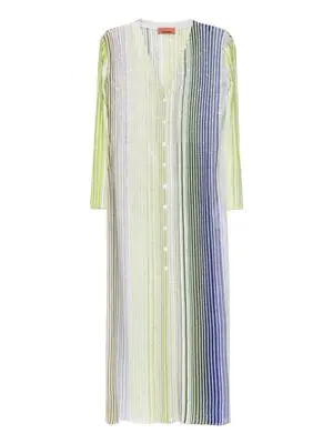 Missoni Long Cardigan Dress - Green