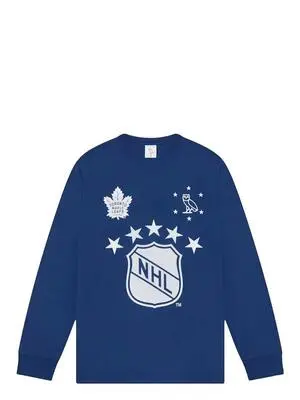 OVO X Nhl Toronto Maple Leafs Long Sleeve T-shirt - Blue