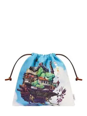 LOEWE Loewe X Howl's Moving Castle Drawstring Pouch
