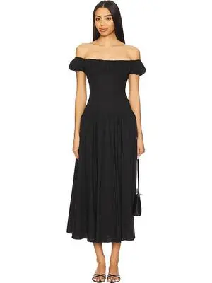 Caroline Constas Augusta Maxi Dress Black
