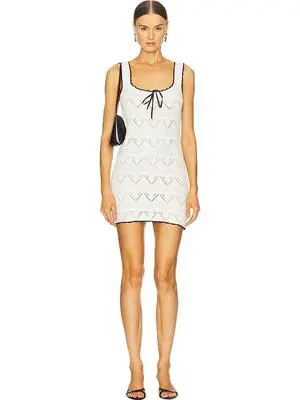 MORE TO COME Adalise Mini Dress - White