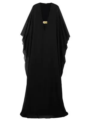 TOM FORD Cape-effect Silk-chiffon Gown - Black