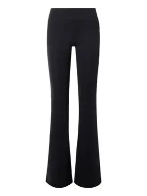 COURREGES Scuba Flared Pants - Black