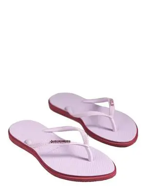 Havaianas Slim Point Thong Sandals - Light Purple