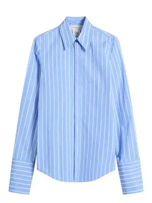 Sportmax Conio Striped Shirt - Light Blue