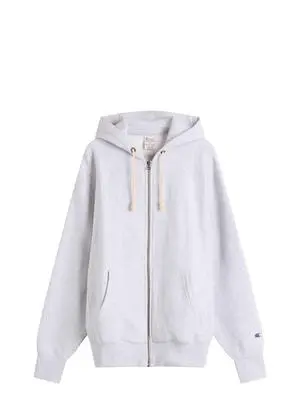 Champion Reverse Weave Fleece Zip Hoodie - Grey
