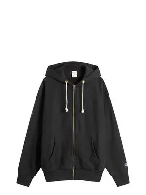 Champion Reverse Weave Fleece Zip Hoodie - Black