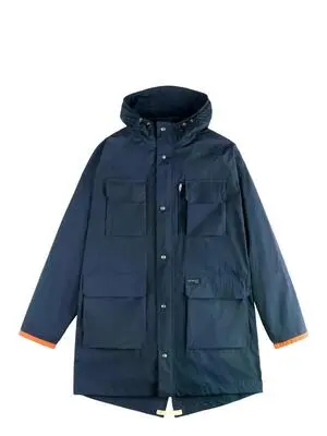 FAY Fisherman Parka Coat - Blue