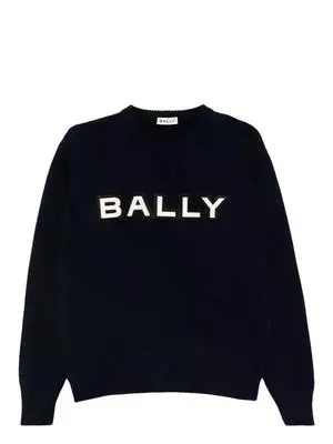Bally Logo-patch Jumper - Blue
