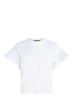 KARL LAGERFELD Karl Lagerfeld Ruffle T-Shirt