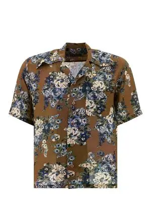 Kapital Floral-print Shirt - Brown