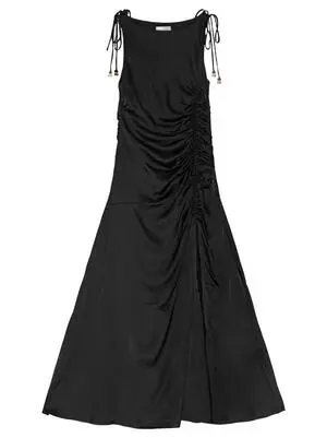 GANNI Draped Dress - Black