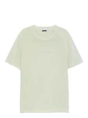 JOSEPH Rubin Silk T-shirt - Green