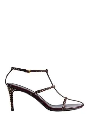 Khaite Cage Sandal - Bordeaux