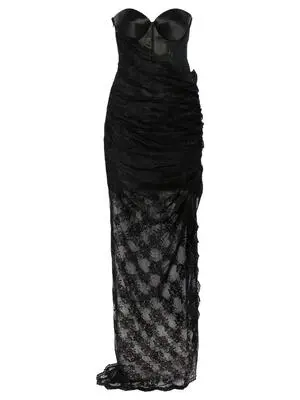 Giuseppe Di Morabito Lace Maxi Dress - Black