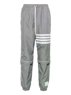 Thom Browne Mid-rise Ripstop Track Trousers - Grey
