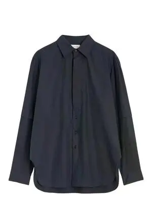 LEMAIRE Side Slits Shirt - Black