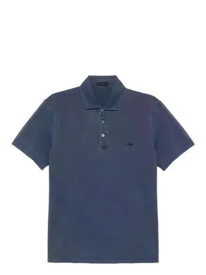 FAY Jersey Polo Shirt Blue