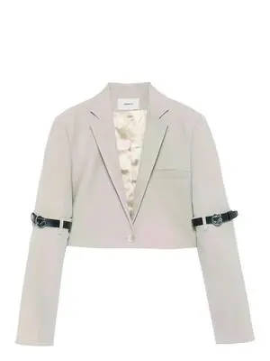 Coperni Cropped Blazer - Neutrals