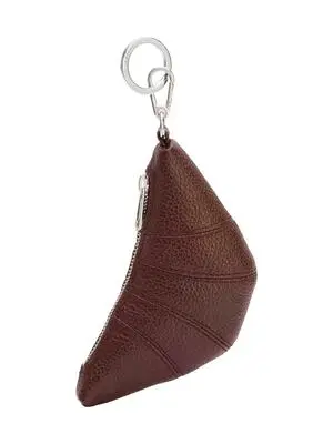 LEMAIRE Mini Croissant Keyring - Brown