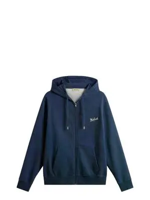 Woolrich Mouline Hoodie - Blue