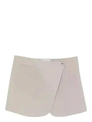 Coperni Tailored Mini Skirt - Neutrals