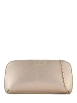 Giorgio Armani Leather Clutch - Gold