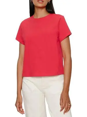 Sanctuary Rose Perfect Cotton T-shirt - Tulip Red