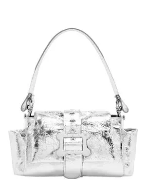 VIVIENNE WESTWOOD Vivienne Westwood Hazel Metallic Leather Shoulder Bag