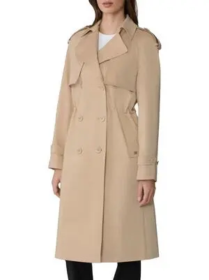 Soia & Kyo Fabiola Water Repellent Trench Coat - Almond