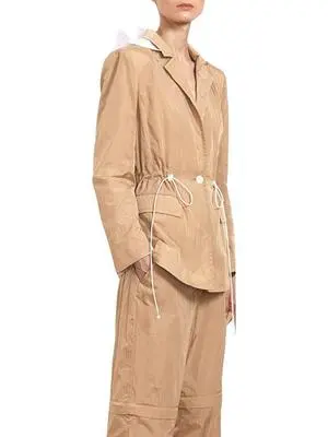 Caalo Water-Resistant Travel Blazer Camel
