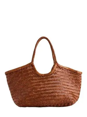 Dragon Diffusion Nantucket Leather Tote Tan